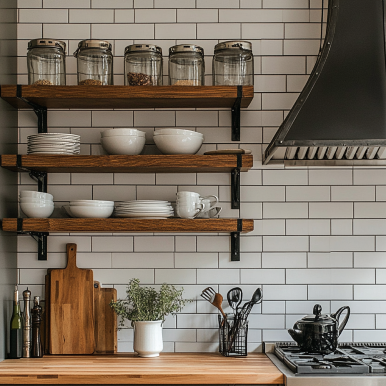 Cabinet-Free Kitchen Ideas (How to Store Everything Without Losing Your ...
