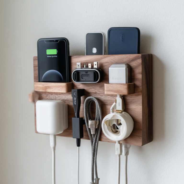 Step-by-Step DIY Wall-Mounted Charging Station (That Actually Looks Good)